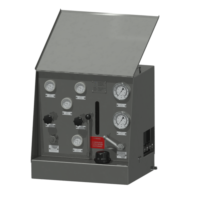 Backpacker Pumps. Rental - Single Well Control Panel